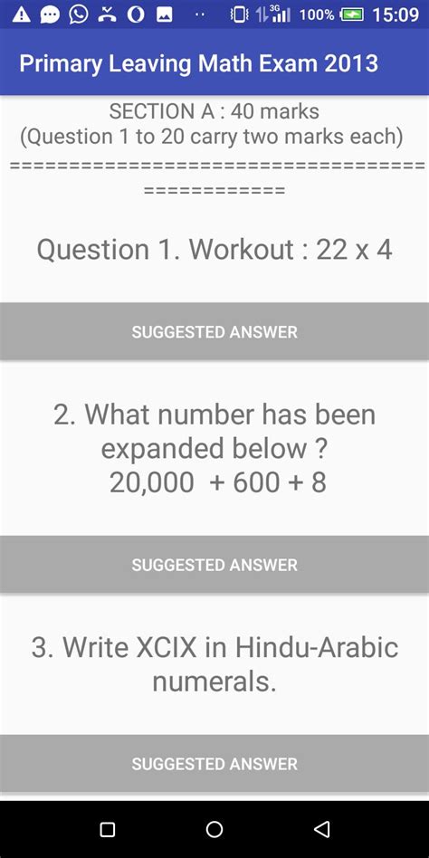 Mathematics Questions And Answers For Senior Four Mathematics Exam