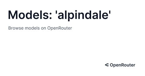 models alpindale openrouter