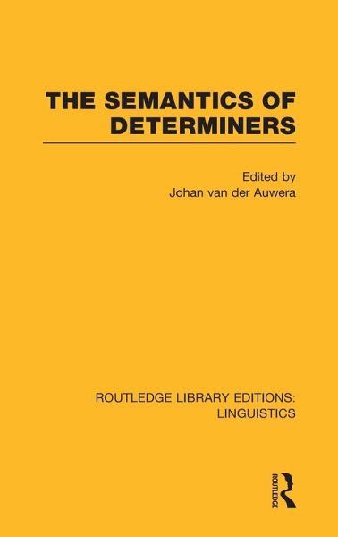 the semantics of determiners englisches buch bücher de