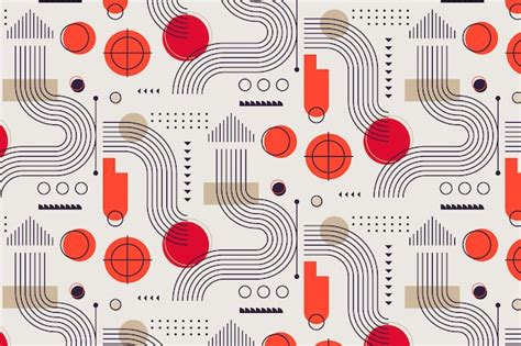 Free Vector Flat Design Geometric Pattern Background