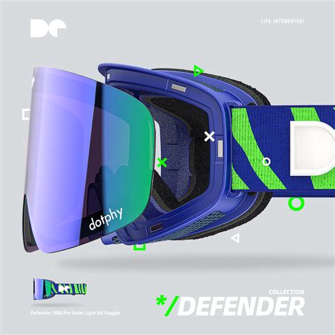 Defender One Space Gray Ski Helmet Defender 1000 Pro Volcano Ski Gog