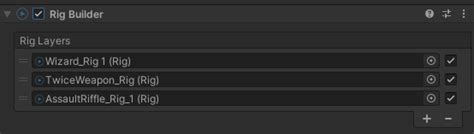 when you disable and enable rig builder animation with animation