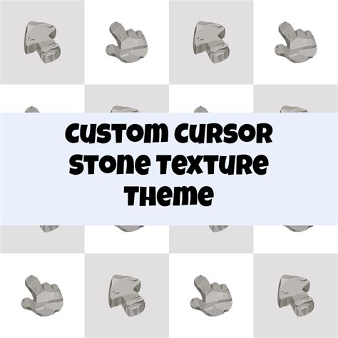 Custom Cursor Custom Cursor Stone Texture Theme Cursor Space