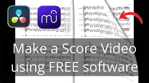 Professional Score Video Tutorial With MuseScore And Davinci Resolve YouTube