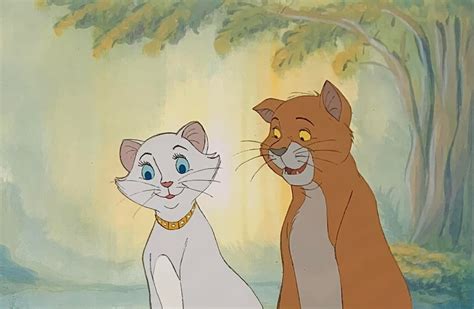 Original Production Animation Cels Of Duchess And Thomas Omalley From