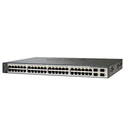 Cisco Catalyst 3750v2 48ps 48 Ports Managed Switch Techy Blinder
