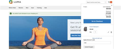 Mini Cart Coupon For Magento 2 Magevision