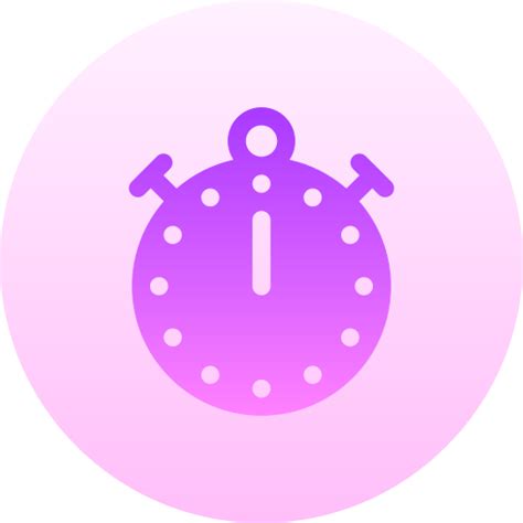 Stopwatch Basic Gradient Circular Icon