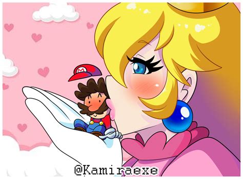 Peach And Mario Kissing