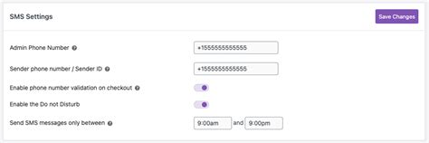 SMS For WooCommerce WooCommerce