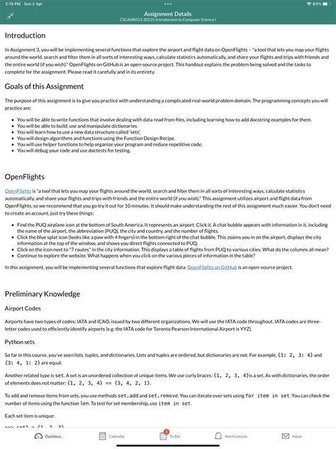 Solved Flightfunctionspy Csca08 Functions For Assignment 3