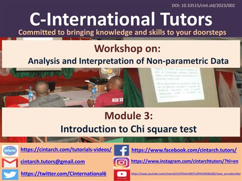 Pdf Introduction To Chi Square Test