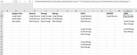 Excel Create A List From A Data Column But Ignoreremove Blank Cells Stack Overflow