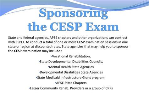 Ppt Certified Employment Support Professional Cesp Powerpoint Presentation Id 5948954