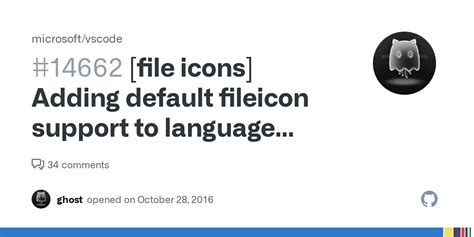 File Icons Adding Default Fileicon Support To Language Contributions · Issue 14662