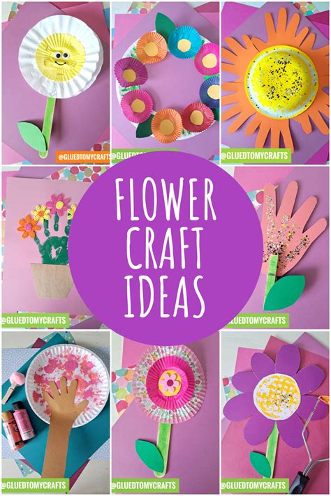 Flower Craft Ideas Pinterest