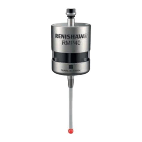 Renishaw Rmp40qe Quick Start Manual Pdf Download Manualslib
