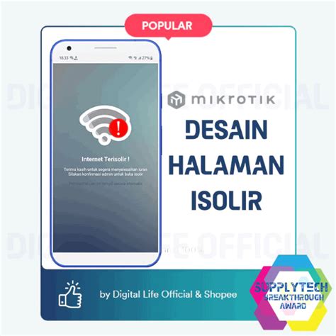 Jual Desain Halaman Isolir Isolir Page Shopee Indonesia