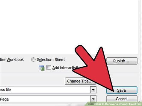 Ways To Recover A Corrupt Excel File WikiHow