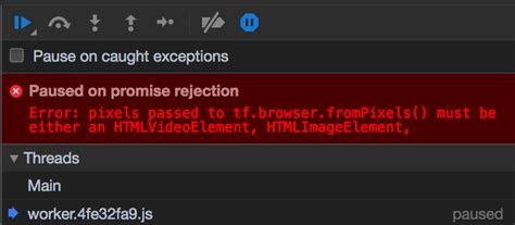 running in a web worker · issue 102 · tensorflow tfjs · github