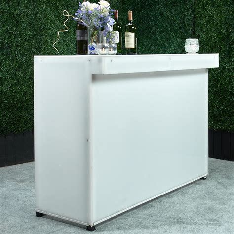 5′ Frosted Plexiglass Led Bar La Party Rents