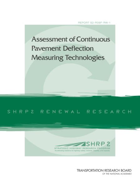 Assessment Of Continuous Pavement Deflection Measuring Technologies
