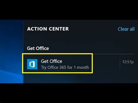 How To Disable Get Office Notifications On Windows Windows Windows Simple Solutions