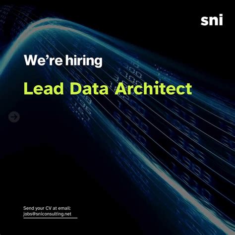 Permanent Sni Itjob Leaddataarchitect Hiring Data Dataarchitect Ai Sni