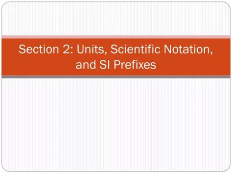 Si Prefixes Conversion Calculator