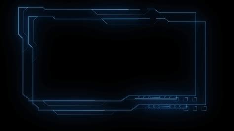 Hud Frame Digital Technology Plexus Lines 13393836 Stock Video At Vecteezy