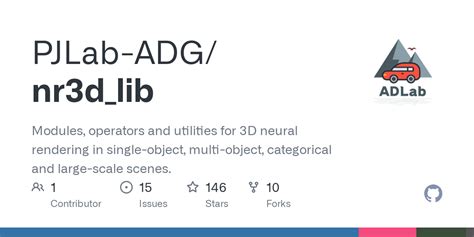 GitHub PJLab ADG Nr D Lib Modules Operators And Utilities For D Neural Rendering In Single