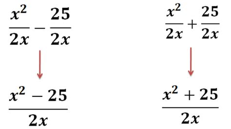 Rational Expressions With Like Denominators