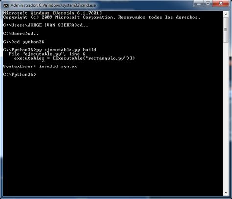 python Cómo puedo generar ejecutable con cx Freeze Stack Overflow en español