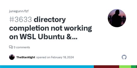 Directory Completion Not Working On Wsl Ubuntu And Debian · Issue 3633