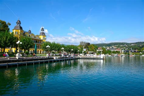 Velden in Austria. editorial photo. Image of european - 63798086