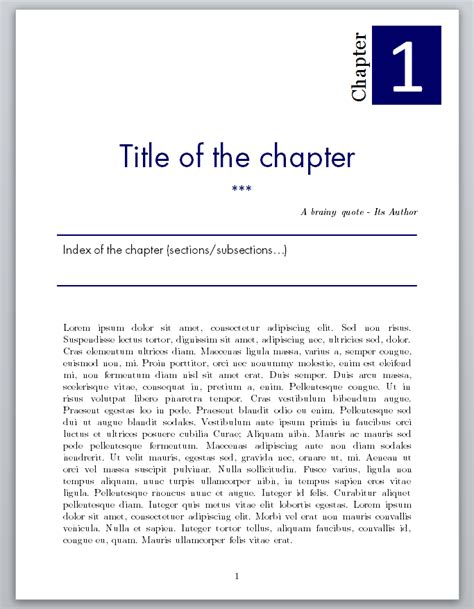 Latex Book Template