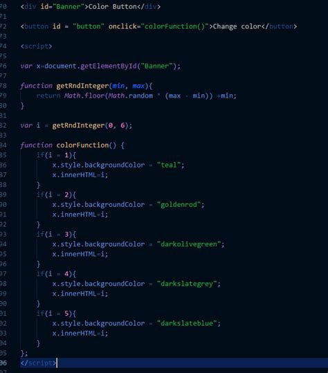 Javascript Math Random Floor With A Function And Onclick Stack Overflow