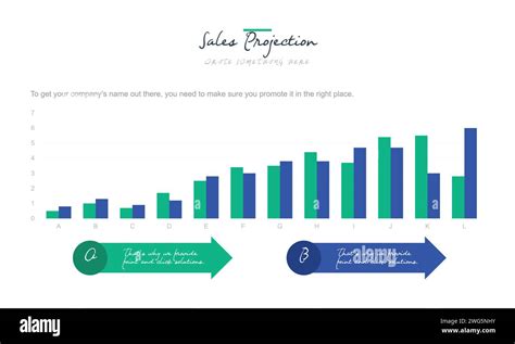 sales bar chart graph diagram statistical business infographic element