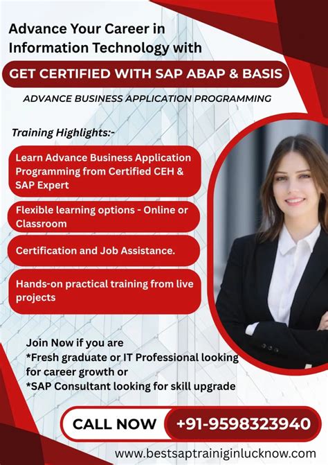 Saptraining Sapabap Sapbasis Sapcertification Careergrowth2025 Sap Training In Lucknow