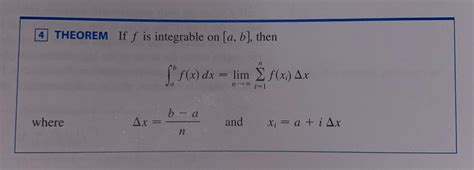 Solved Use The Form Of The Definition Of The Integral Given