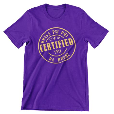 Omega Psi Phi Certified Da Bruhz T Shirt Peyley Designs