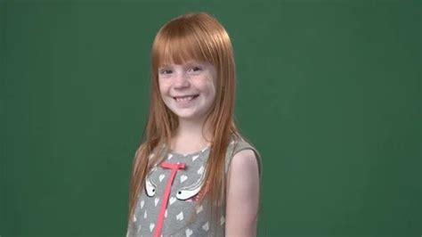 Cute Ginger Girl Smiling Stock Video Pond