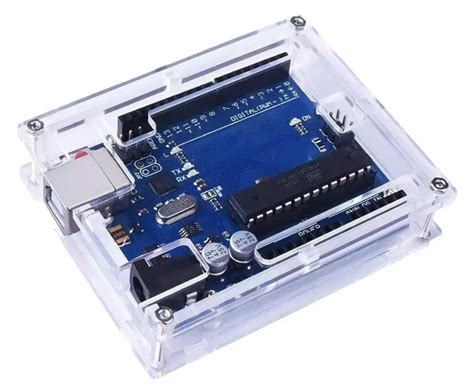 Case de Acrílico para Arduino UNO Eletrônica Cuiabá