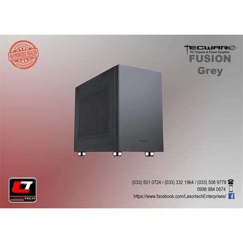 Tecware FUSION ITX Micro ATX Case Grey Shopee Philippines