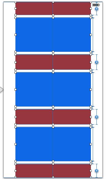 Iphone Ios Auto Layout Flexible Margins Stack Overflow