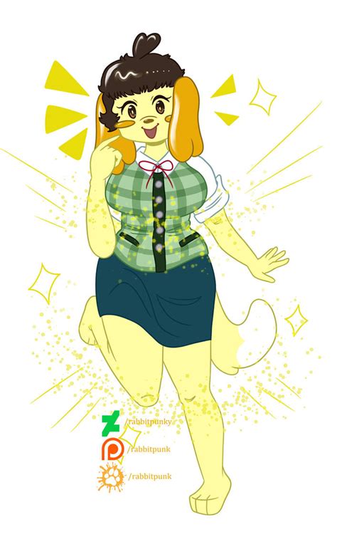 Commission Turned Into Isabelle By Rabbitpunky On Deviantart