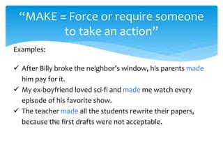 Causative From In English With Examples PPTX