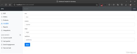 Springboot入门级项目（一）学生管理系统（springbootmybatisbootstrapthymeleaf）springboot学生管理系统 Csdn博客