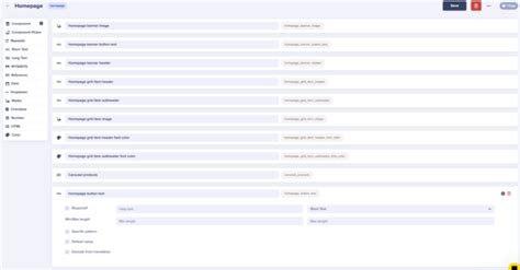 how to add content in buttercms for nimara storefront