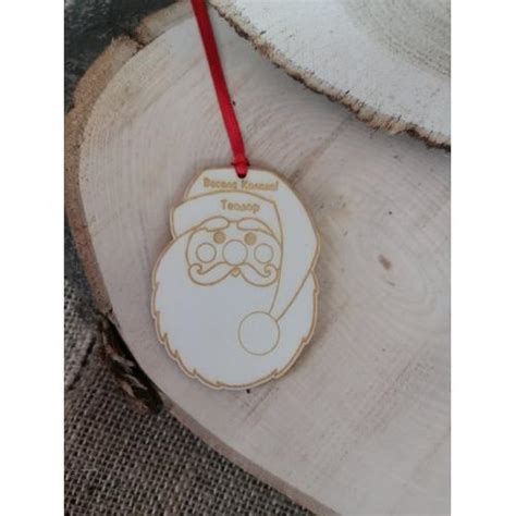 Висулка за елха с персонализация Дядо Коледа